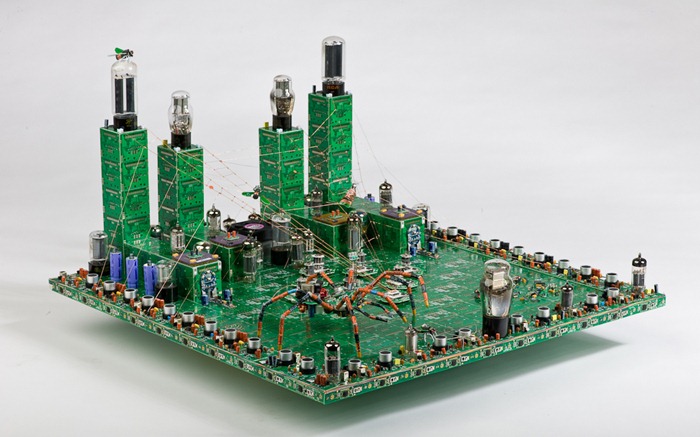 Brilliant Printed Circuit Board Sculptures by Steven Rodrig | Amusing ...